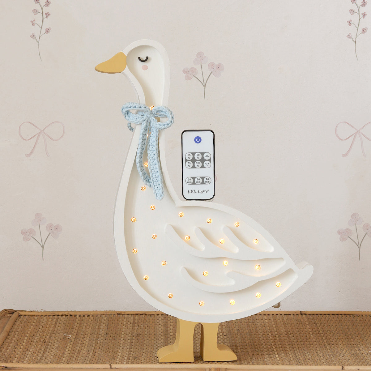 Goose lamp for girls' room decoration – ALF&mabi