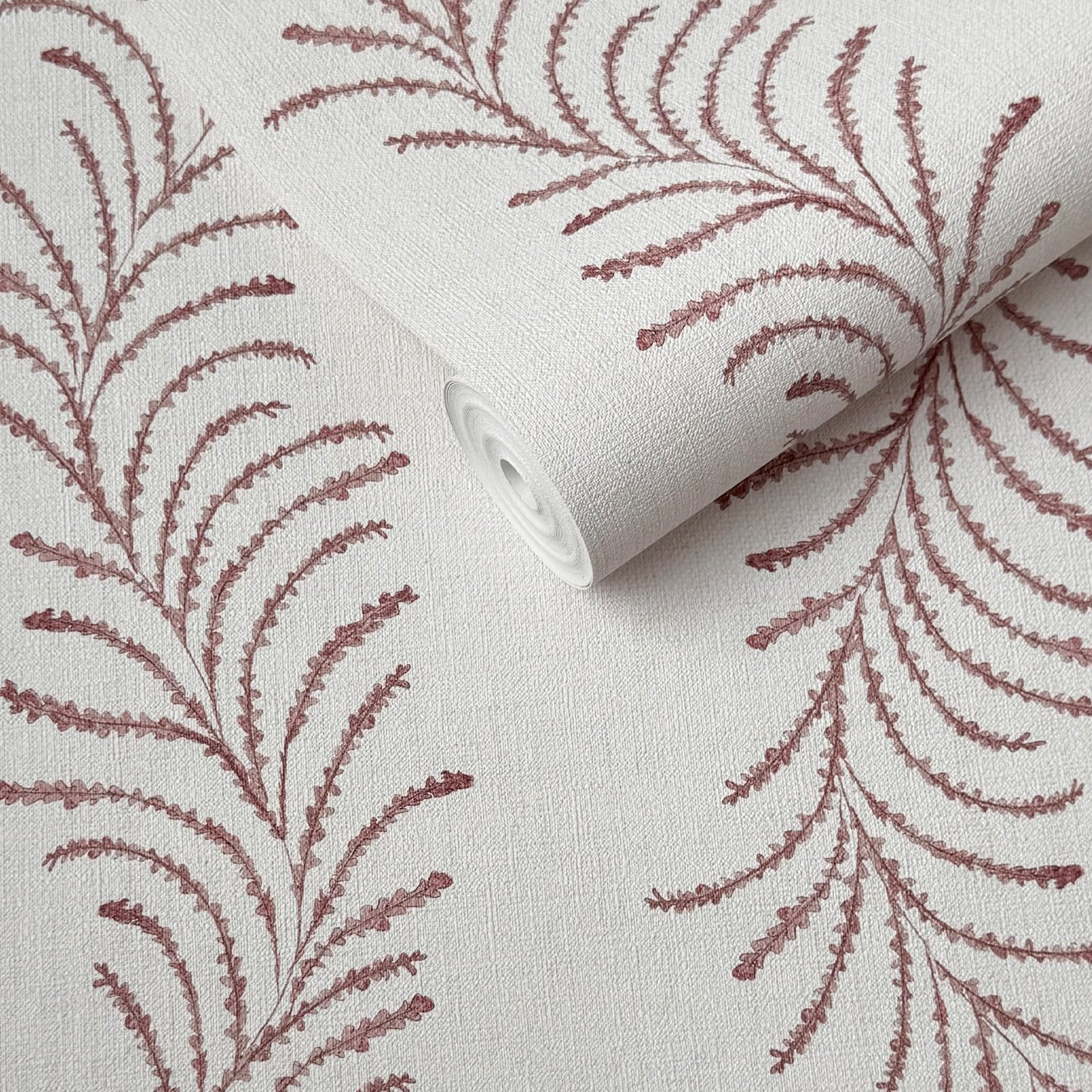 Papel pintado vinílico Ondine Dusty Ruby para decoración de interiores